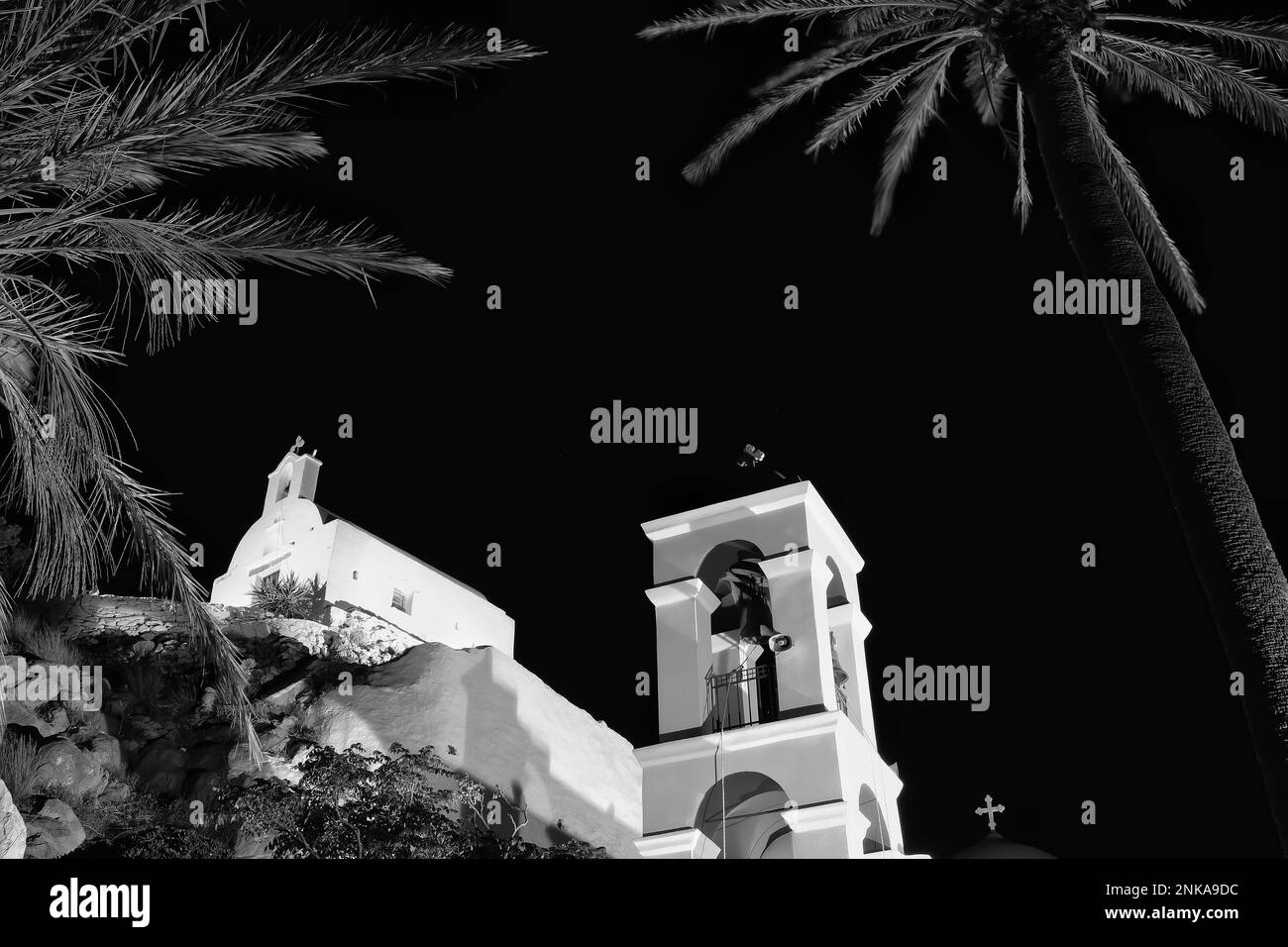 Easter night church Black and White Stock Photos & Images - Alamy