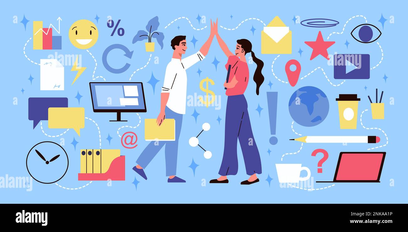 Worker workgroup Stock Vector Images - Alamy