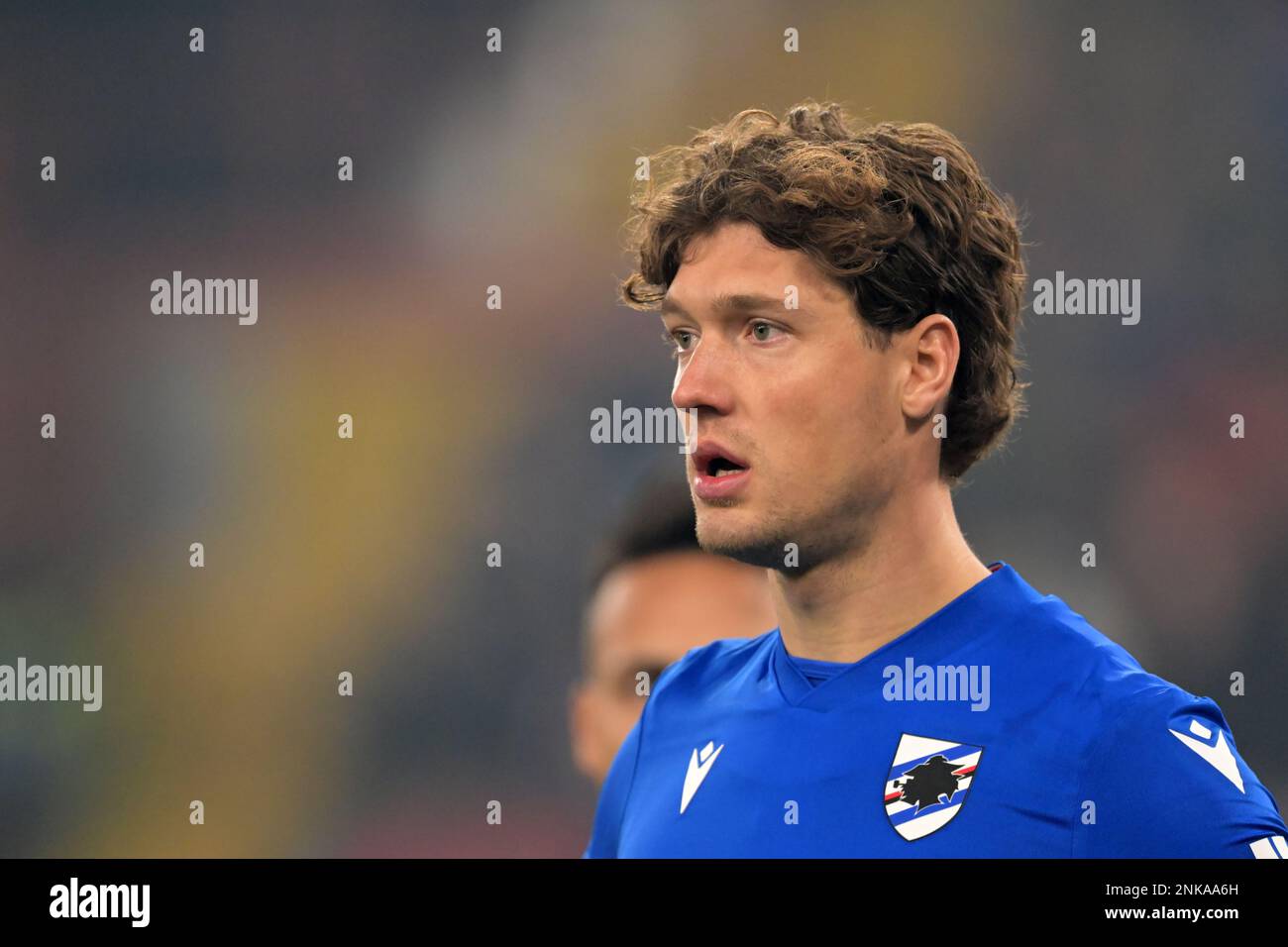 GENOA - Sam Lammers of UC Sampdoria during the Italian Serie A match ...