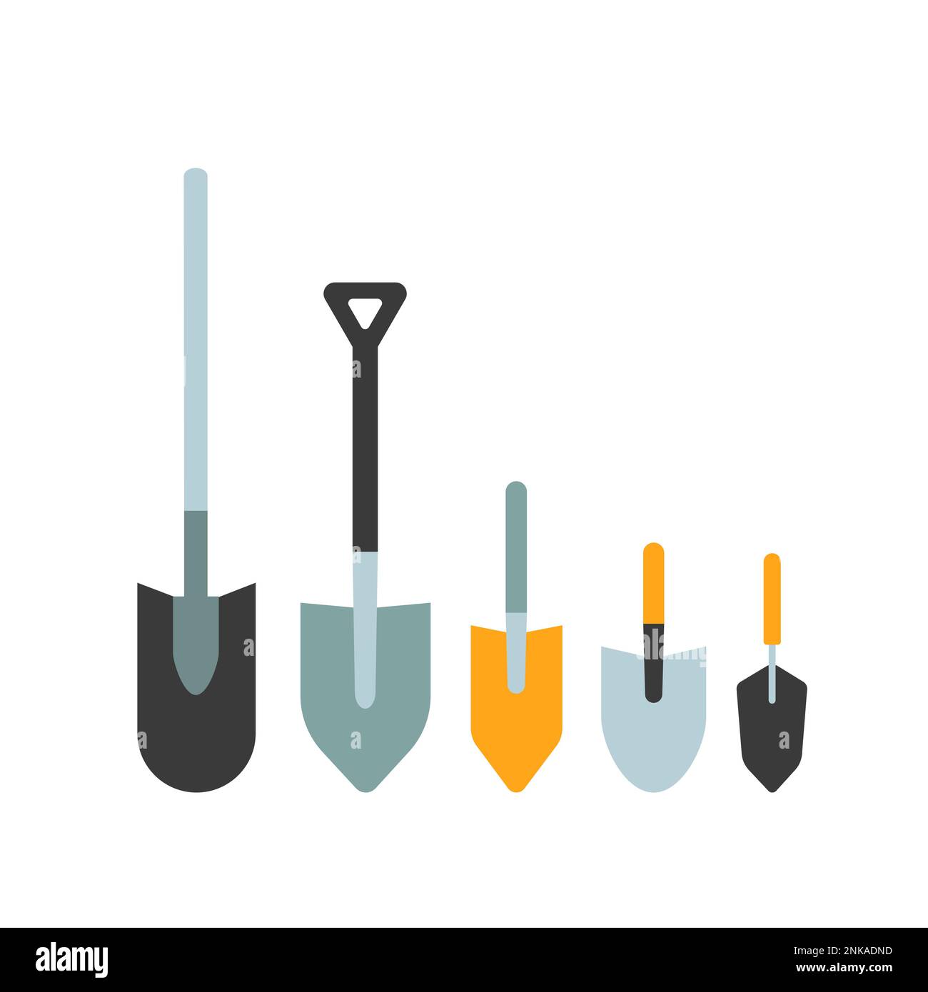 Shovel, spade vector illustration set Stock Vector Image & Art - Alamy