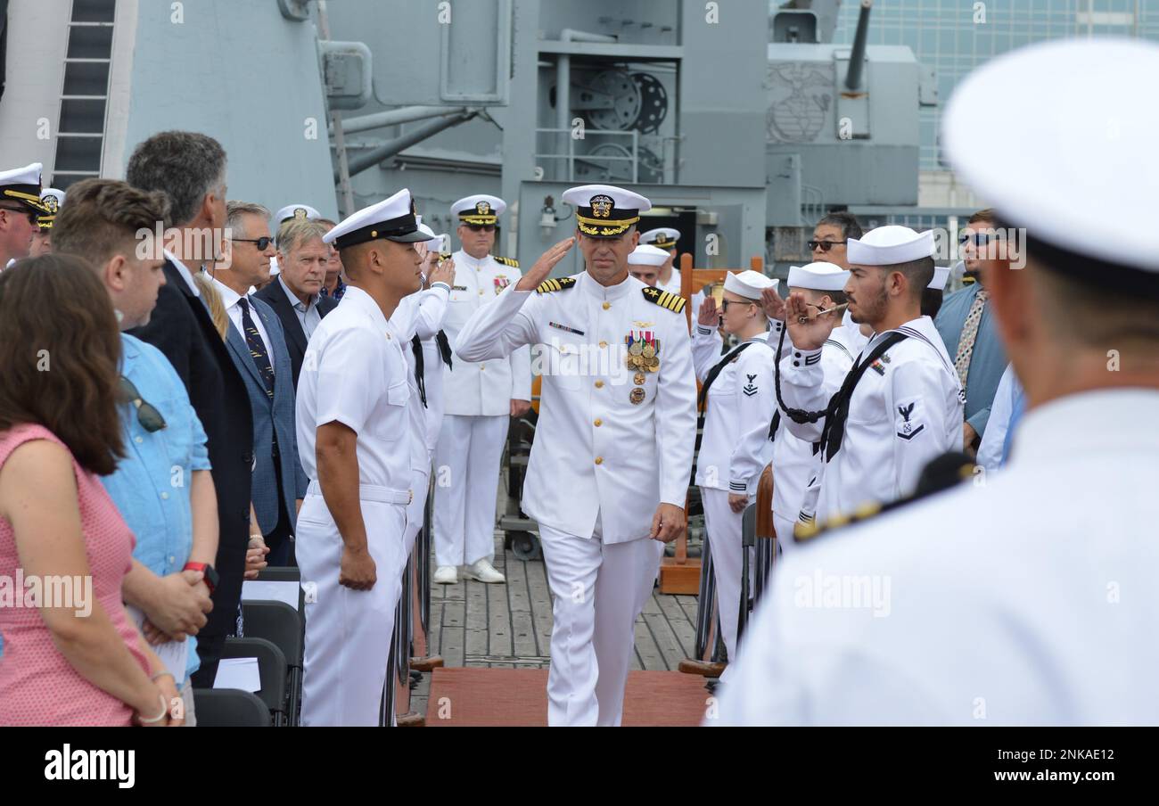 Captain David L. Aamodt, USN, Chief of Staff at Navy Warfare ...
