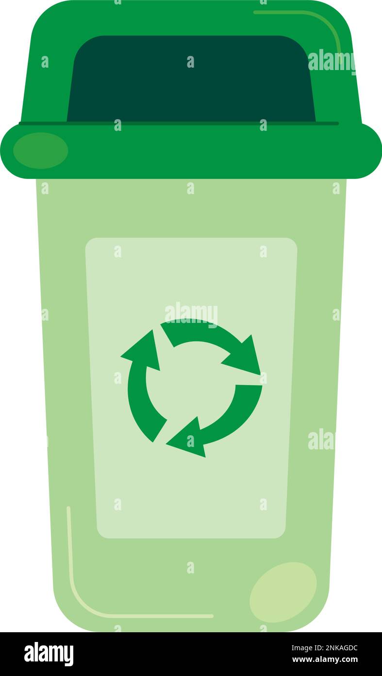 waste bin with recycle arrows Stock Vector Image & Art - Alamy