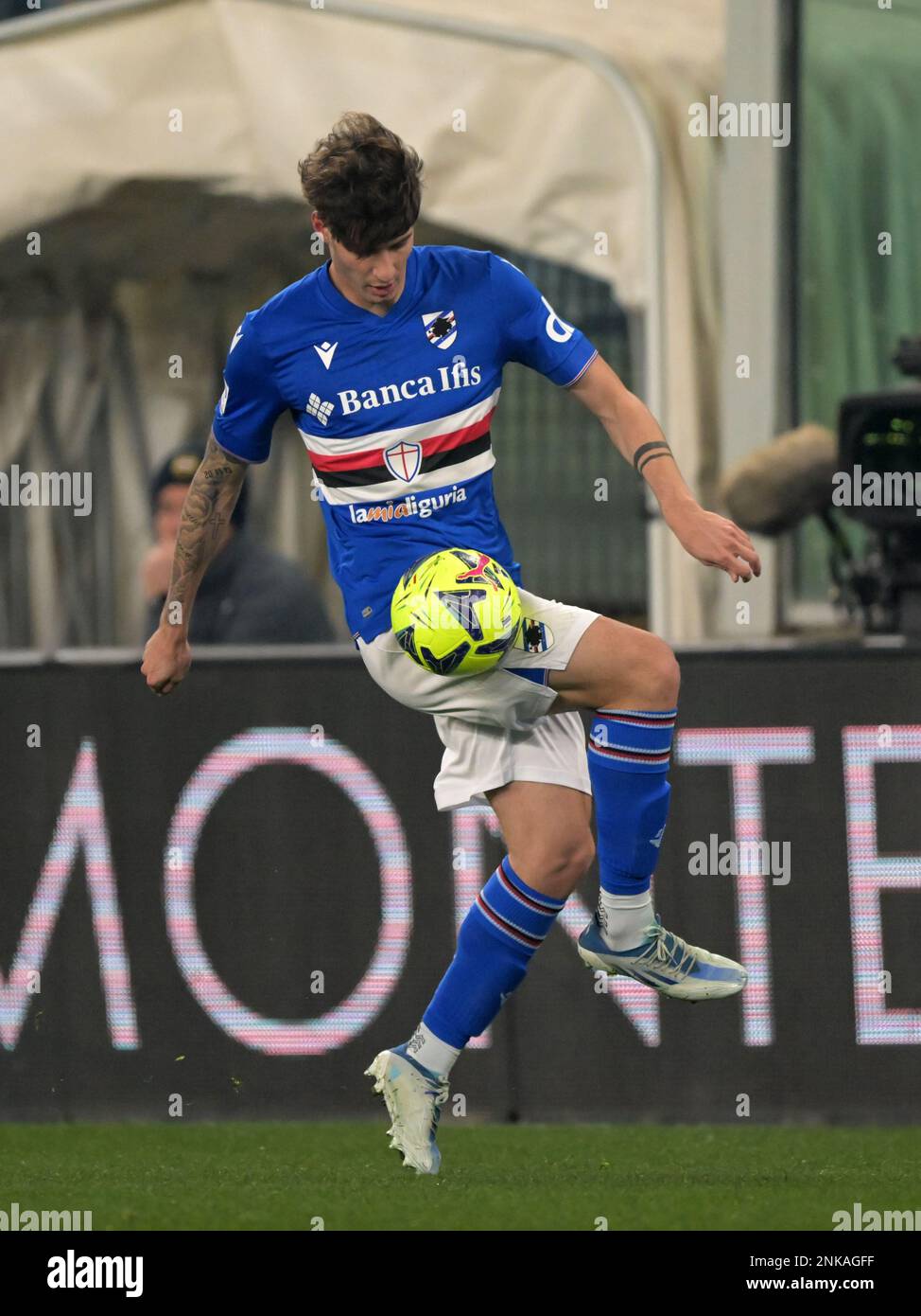 GENOA - Alessandro Zanoli of UC Sampdoria during the Italian Serie A ...