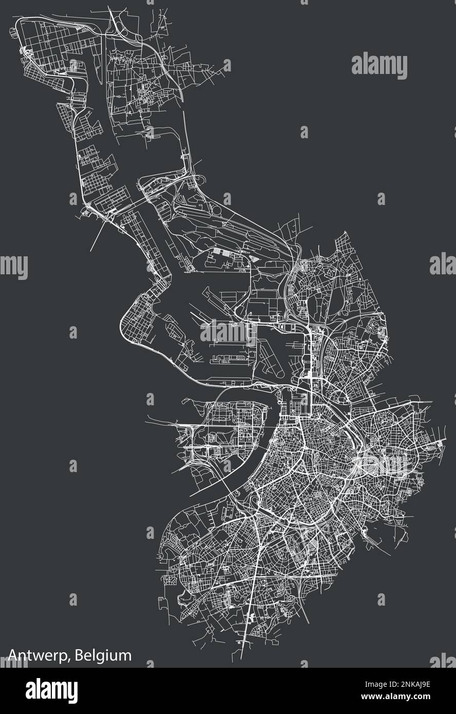 Antwerp Stock Vector Images - Alamy