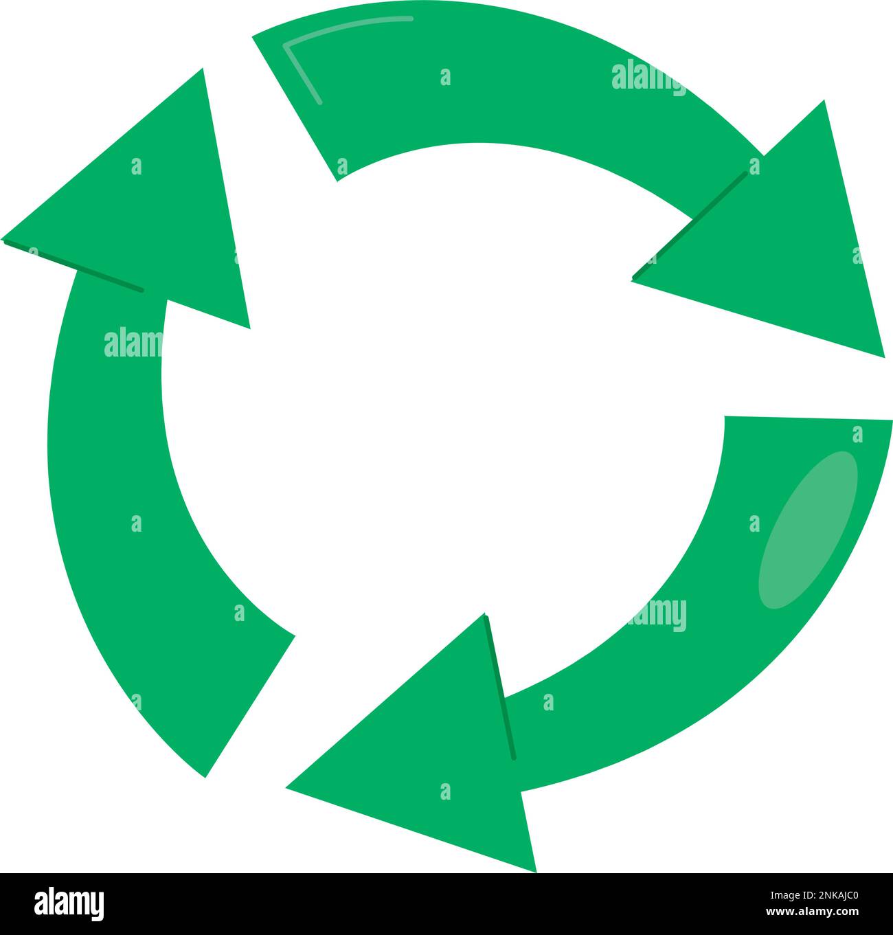 green recycle arrows Stock Vector Image & Art - Alamy