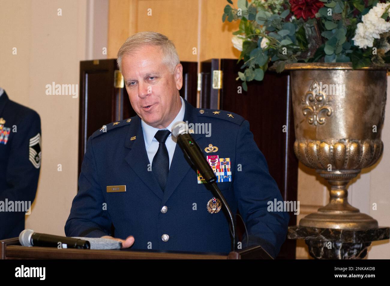 U.S. Air Force Maj. Gen. John Allen, Commander, Air Force Installation ...