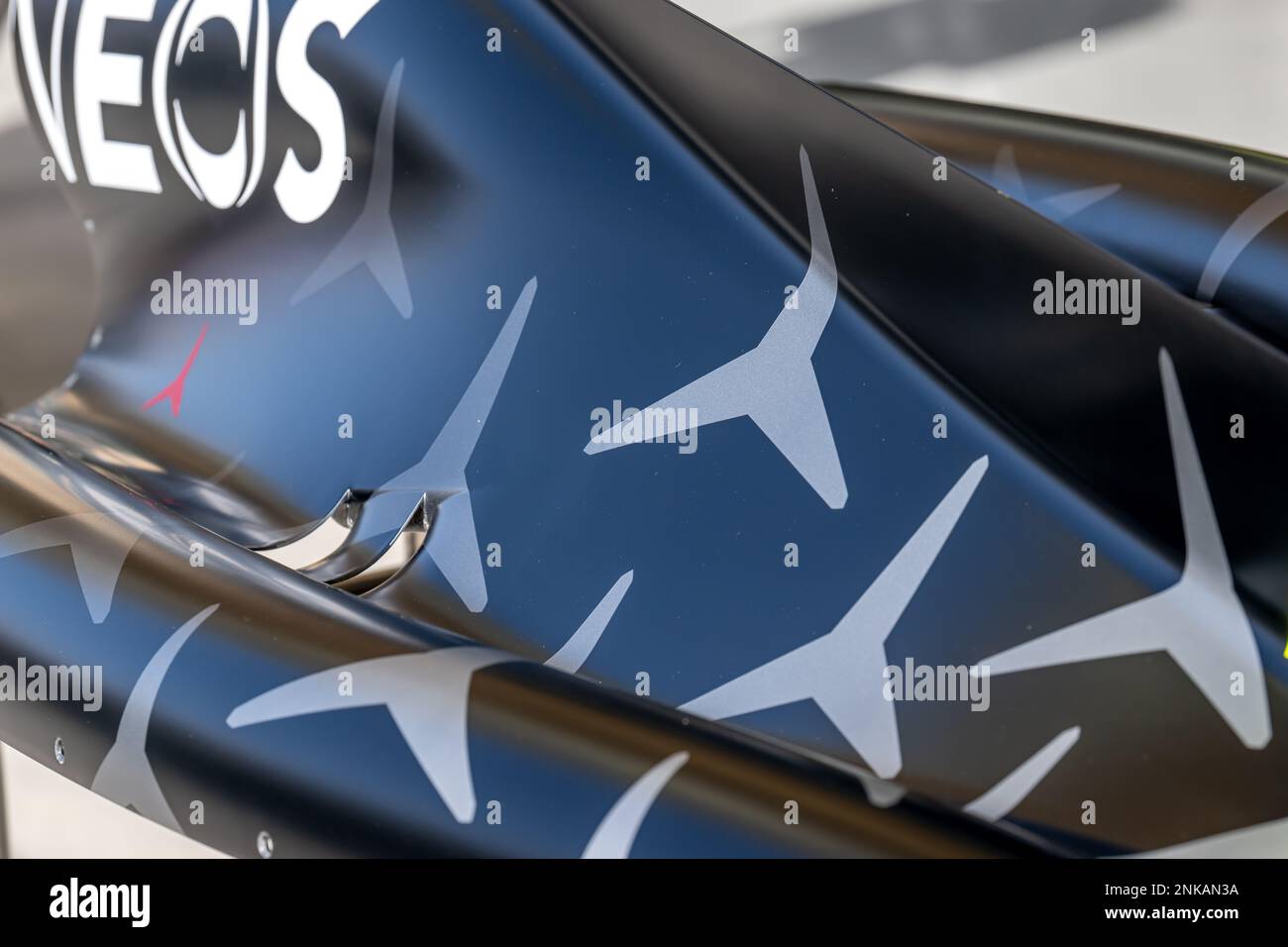 BAHRAIN INTERNATIONAL CIRCUIT, BAHRAIN - FEBRUARY 23: Lewis Hamilton ...