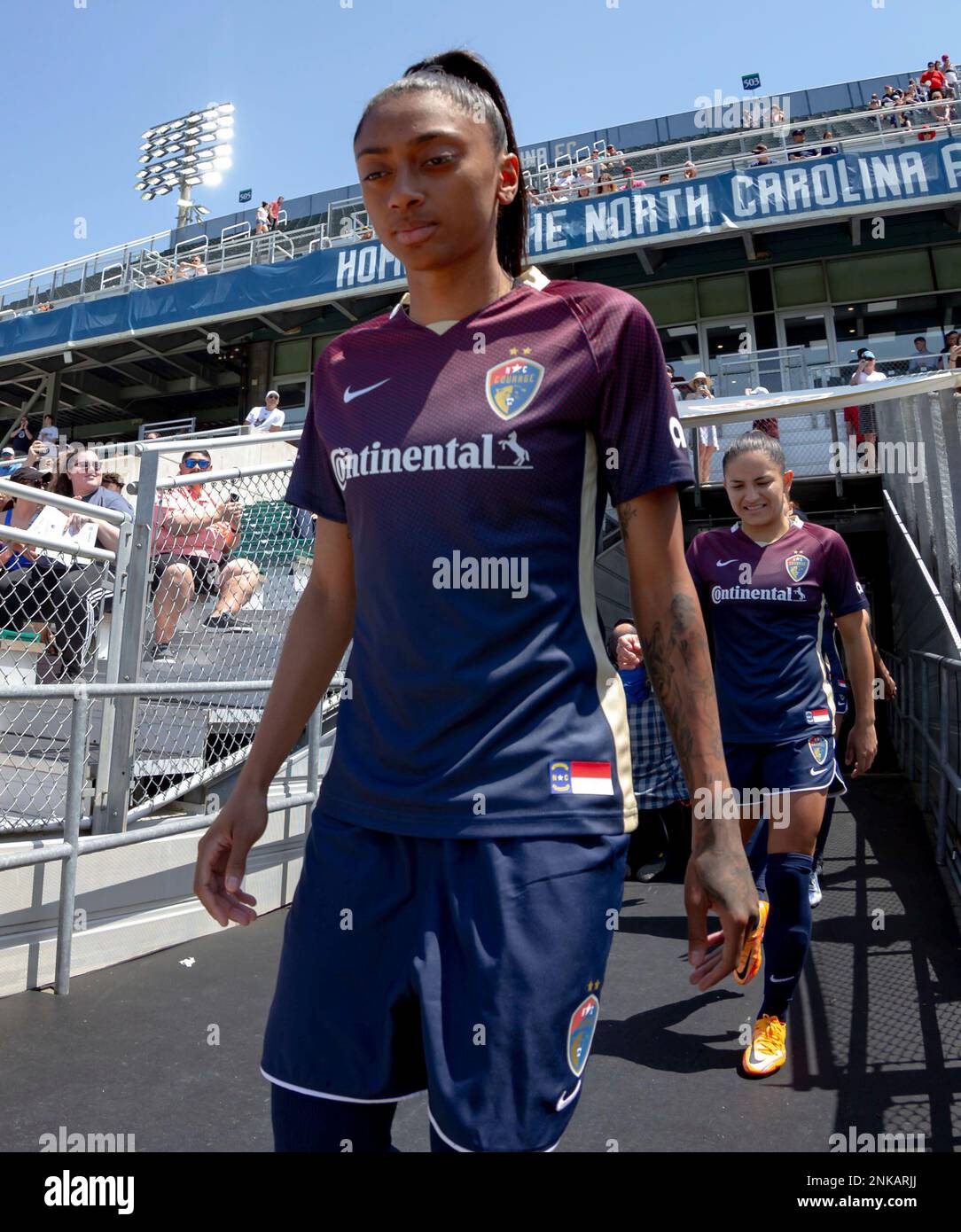CARY, NC - APRIL 23: North Carolina Courage forward Kerolin Nicoli (9 ...