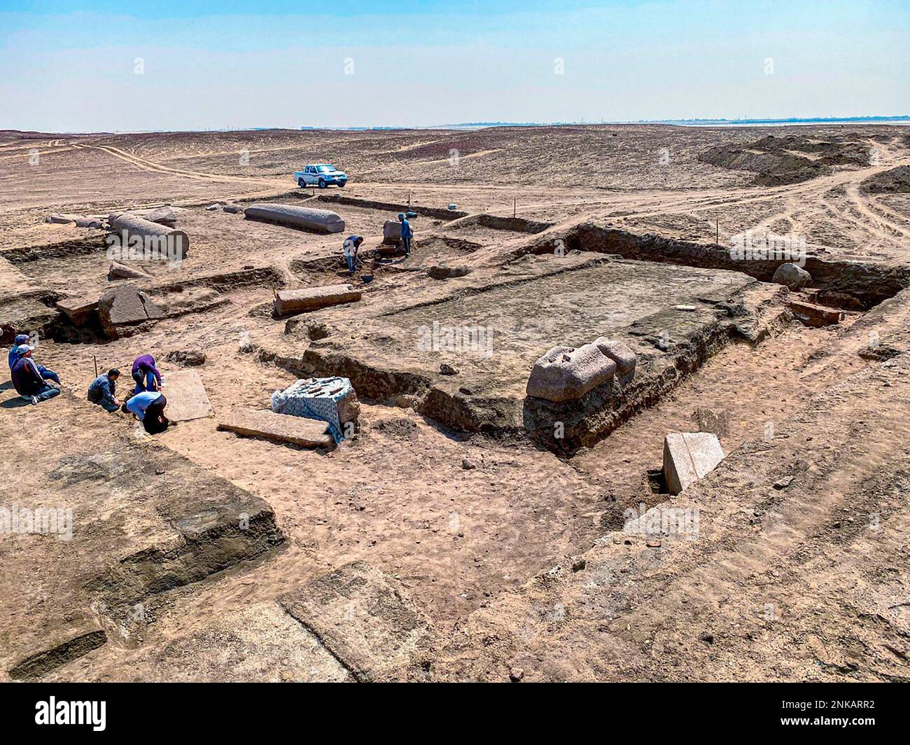 This undated photo provided by the Egyptian Tourism and Antiquities ...