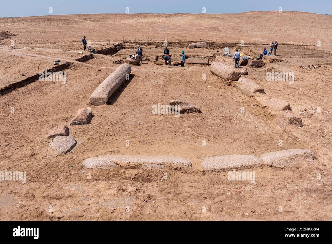This undated photo provided by the Egyptian Tourism and Antiquities ...