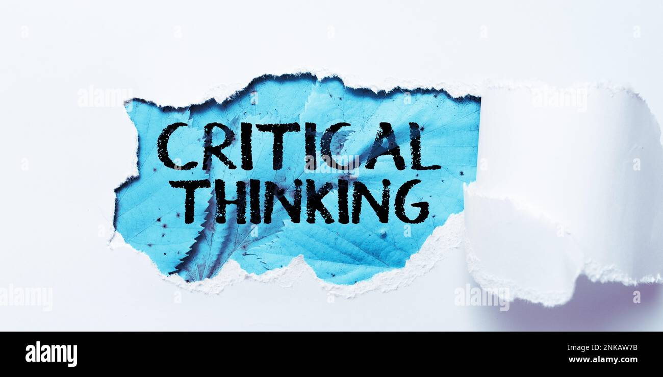 Inspiration Showing Sign Critical Thinking Concept Meaning Sequence Of