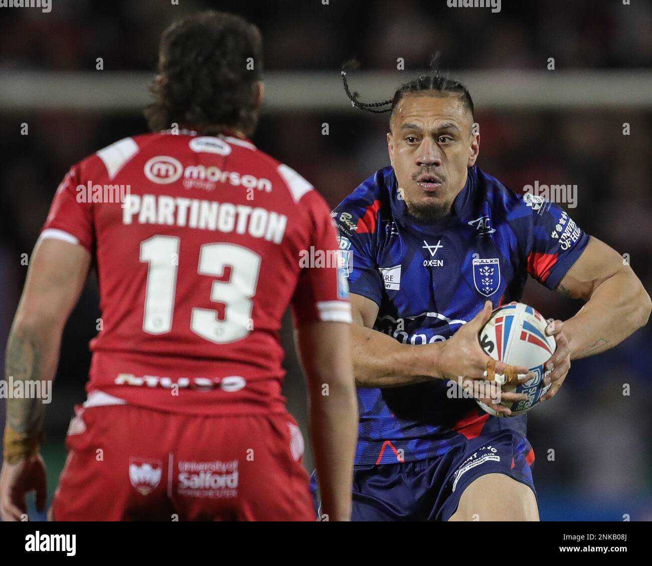 Sauaso ‘Jesse’ Sue #8 of Hull KR in action during the Betfred Super ...