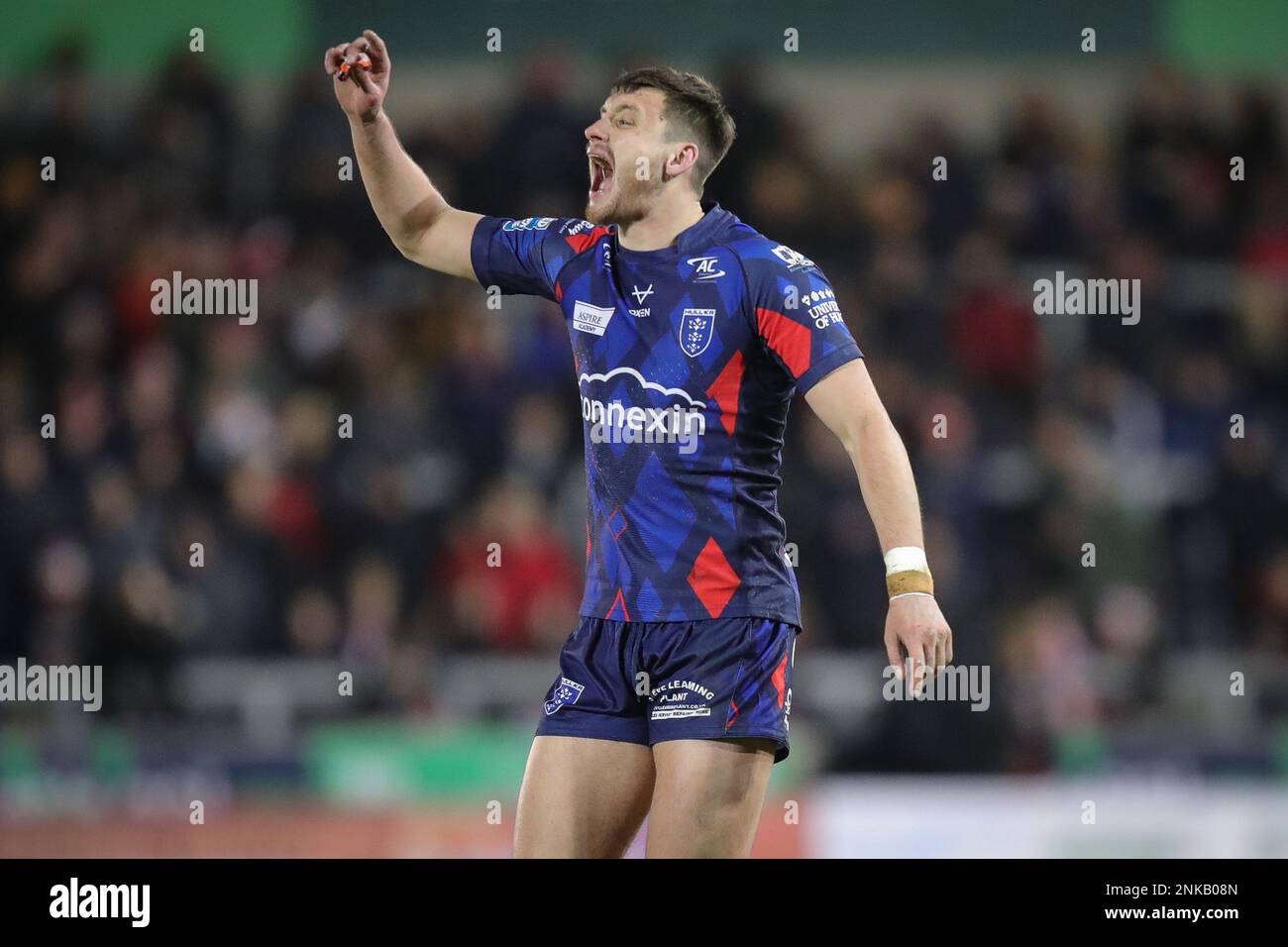 Sam Wood #24 of Hull KR reacts during the Betfred Super League Round 2 ... Sam Wood #24 of Hull KR reacts during the Betfred Super League Round 2 ...