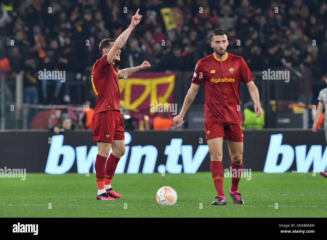 23rd February 2023; Stadio Olimpico, Rome, Italy: Uefa Europa League ...