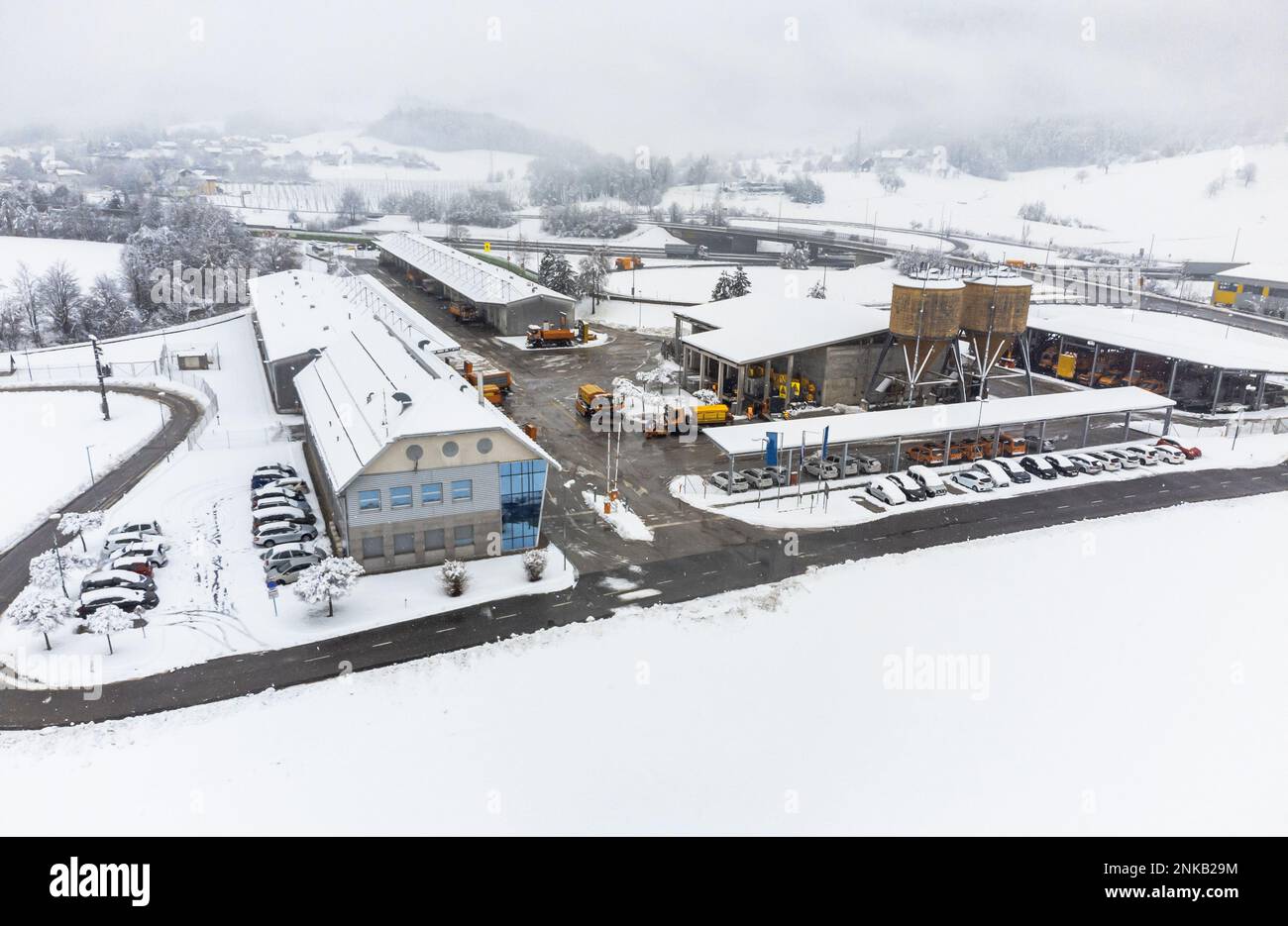 Road maintenance depot hi-res stock photography and images - Alamy