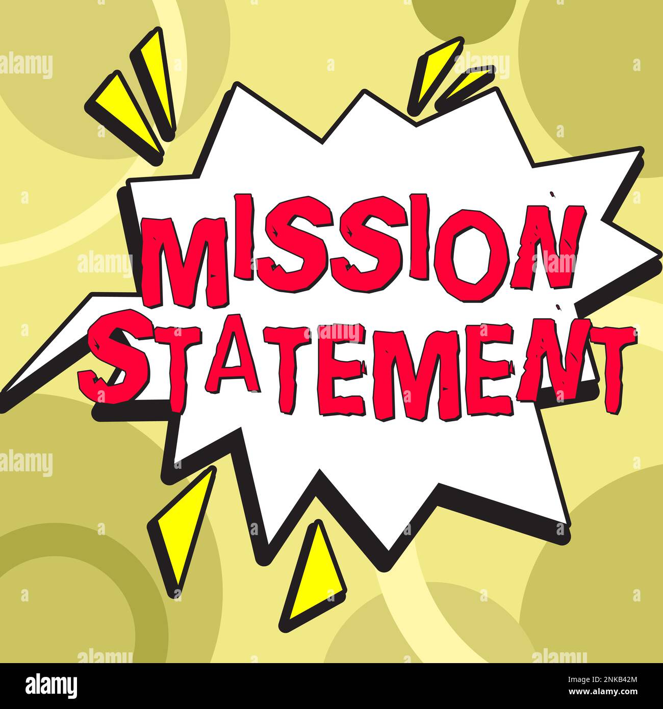 Sign displaying Mission Statement. Business approach Formal summary of ...
