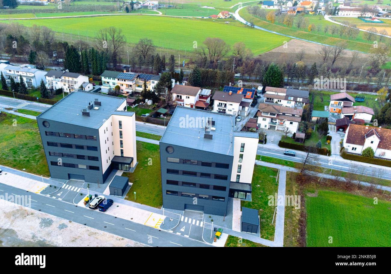 Newly constructed residential buildings hi-res stock photography and ...