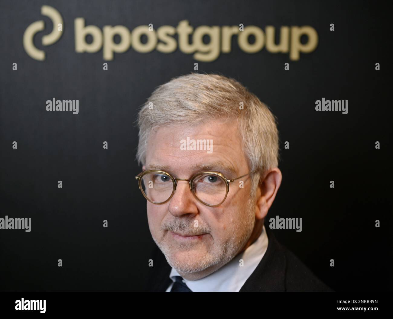 Bpost CEO a.i. Philippe Dartienne poses for the photographer during a ...