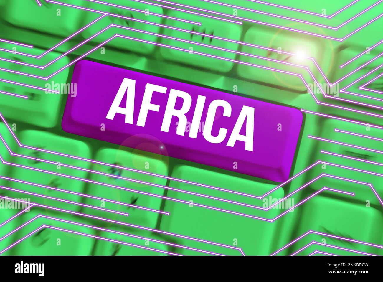 Inspiration showing sign Africa. Business showcase worlds second ...