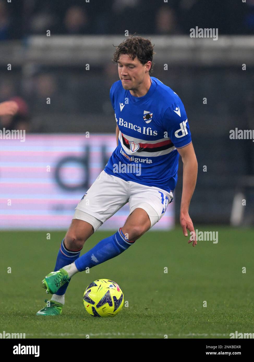 GENOA - Sam Lammers of UC Sampdoria during the Italian Serie A match ...