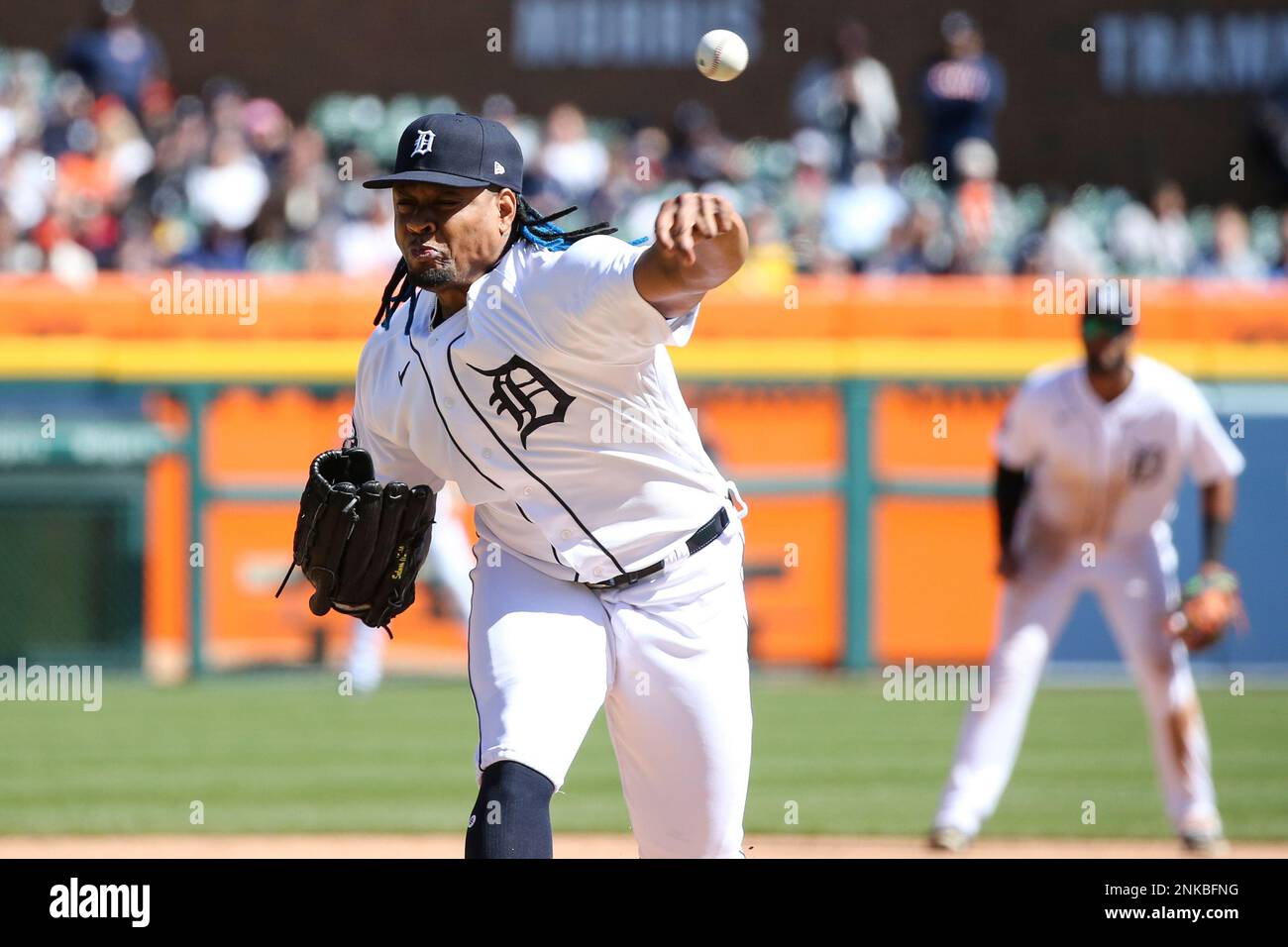DETROIT, MI - APRIL 21: Detroit Tigers relief pitcher Gregory Soto ...