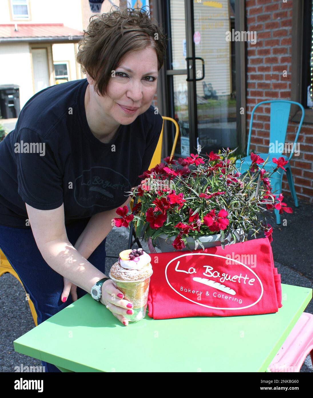 Anita Wheeler-Bezy shows off some of the products available at La ...