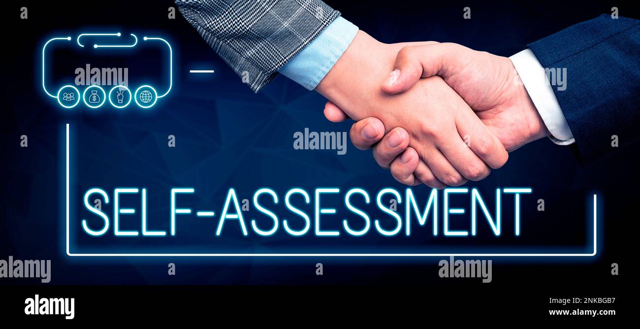 Writing displaying text Self Assessment. Internet Concept Pride and ... Writing displaying text Self Assessment. Internet Concept Pride and ...