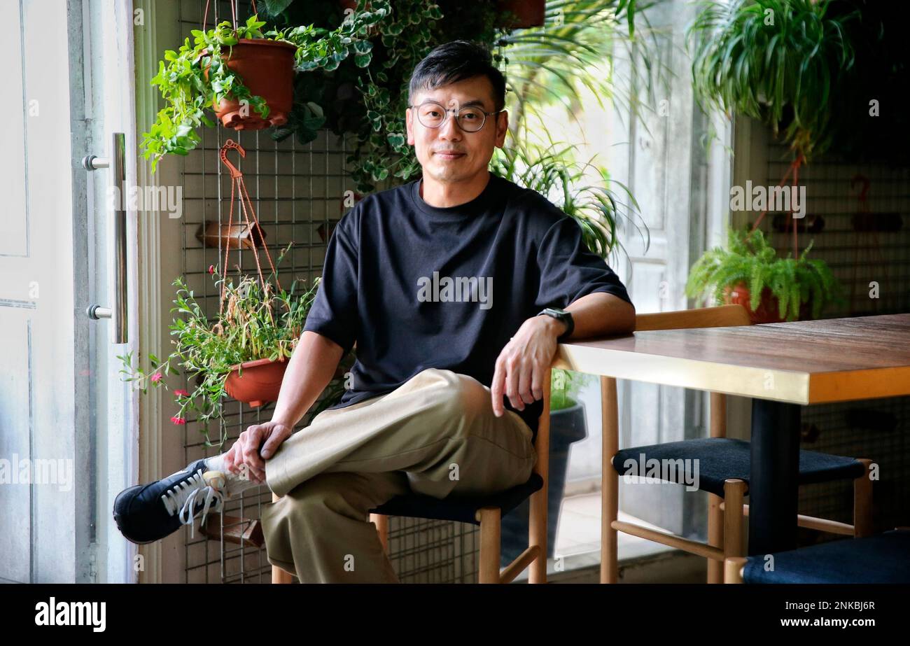 Chef Willin Low, photographed on 18 April 2022. (Singapore Press via AP ...