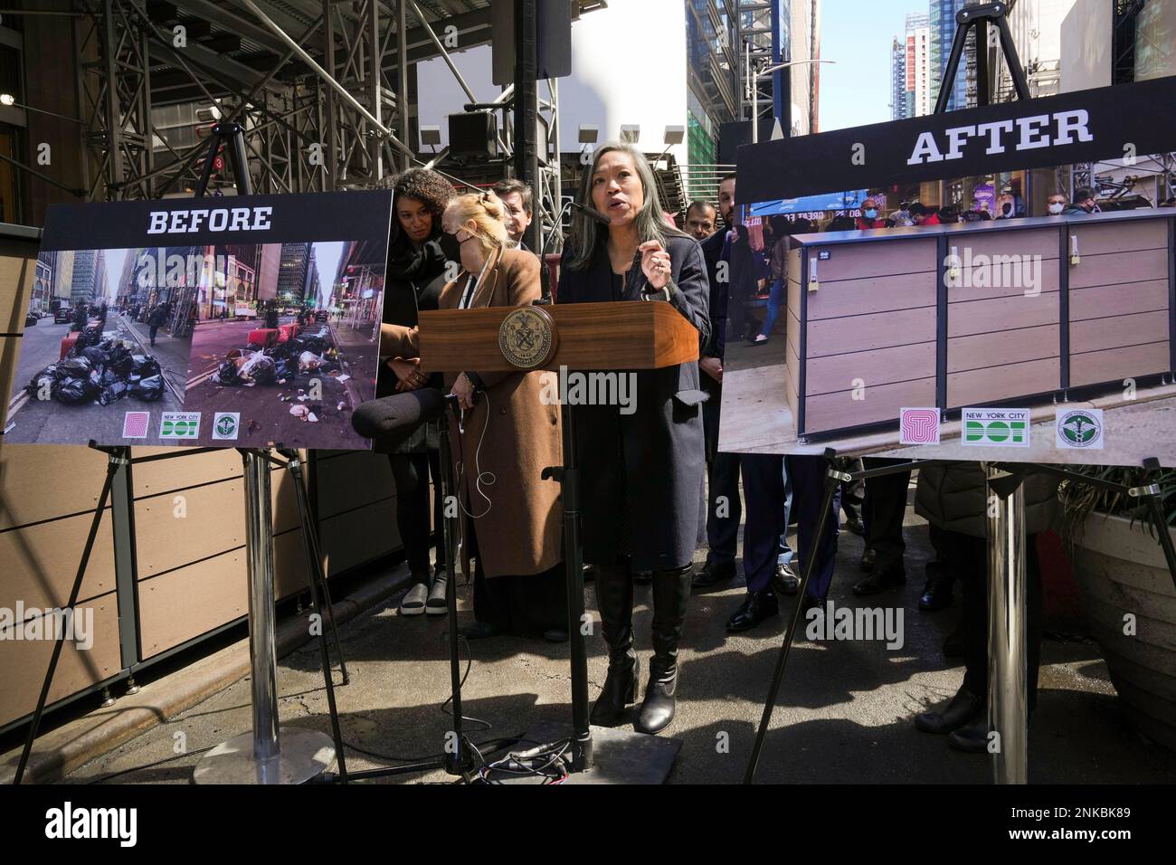 Photo by: NDZ/STAR MAX/IPx 2022 4/20/22 Deputy Mayor Maria Torres ...