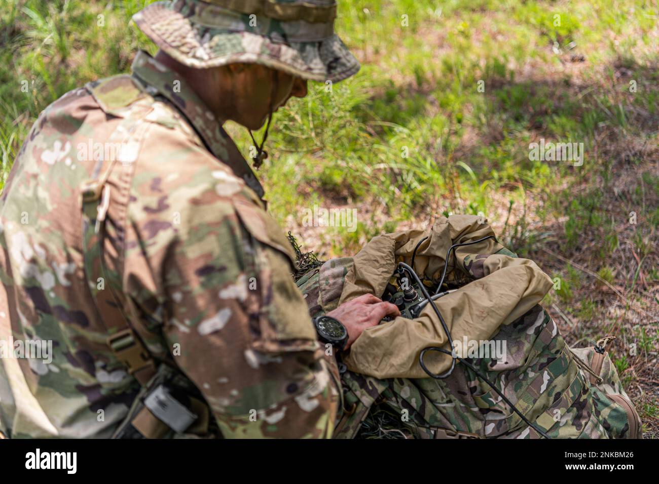 A U.S. Tactical Air Control Party Airman from the 15th Air Support ...