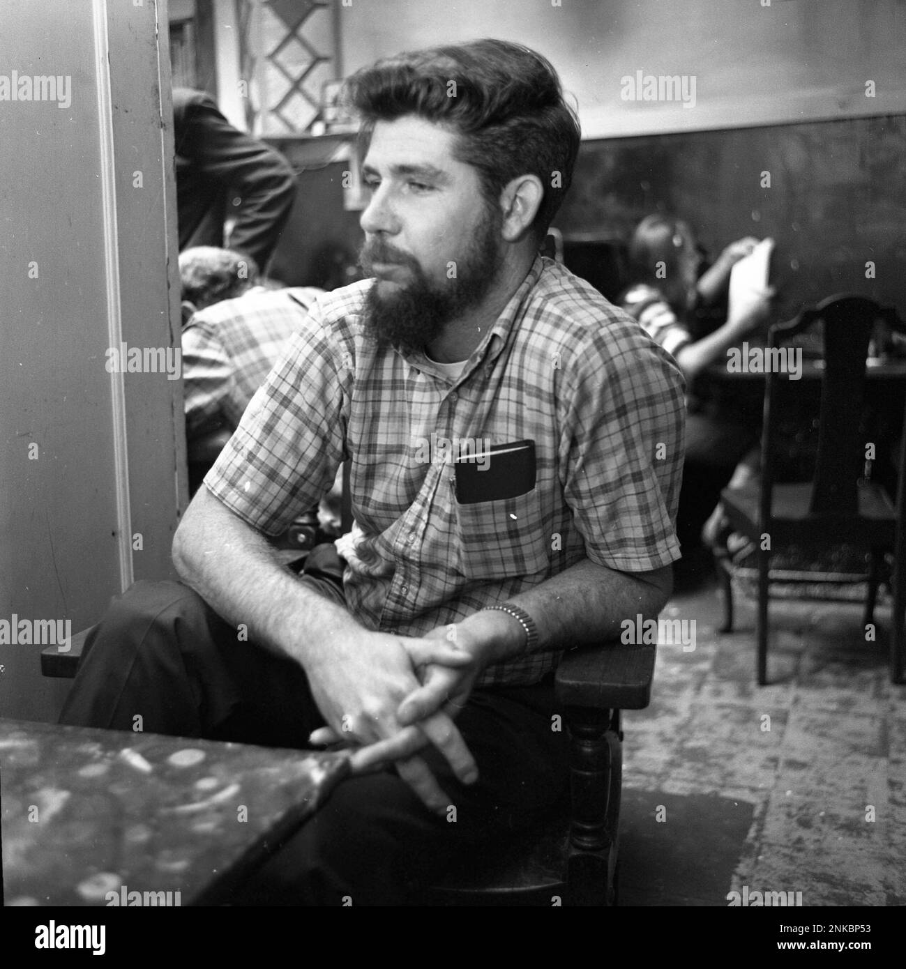 Robert Stubbs of the Blue Unicorn Coffee House, September 24, 1965 ...