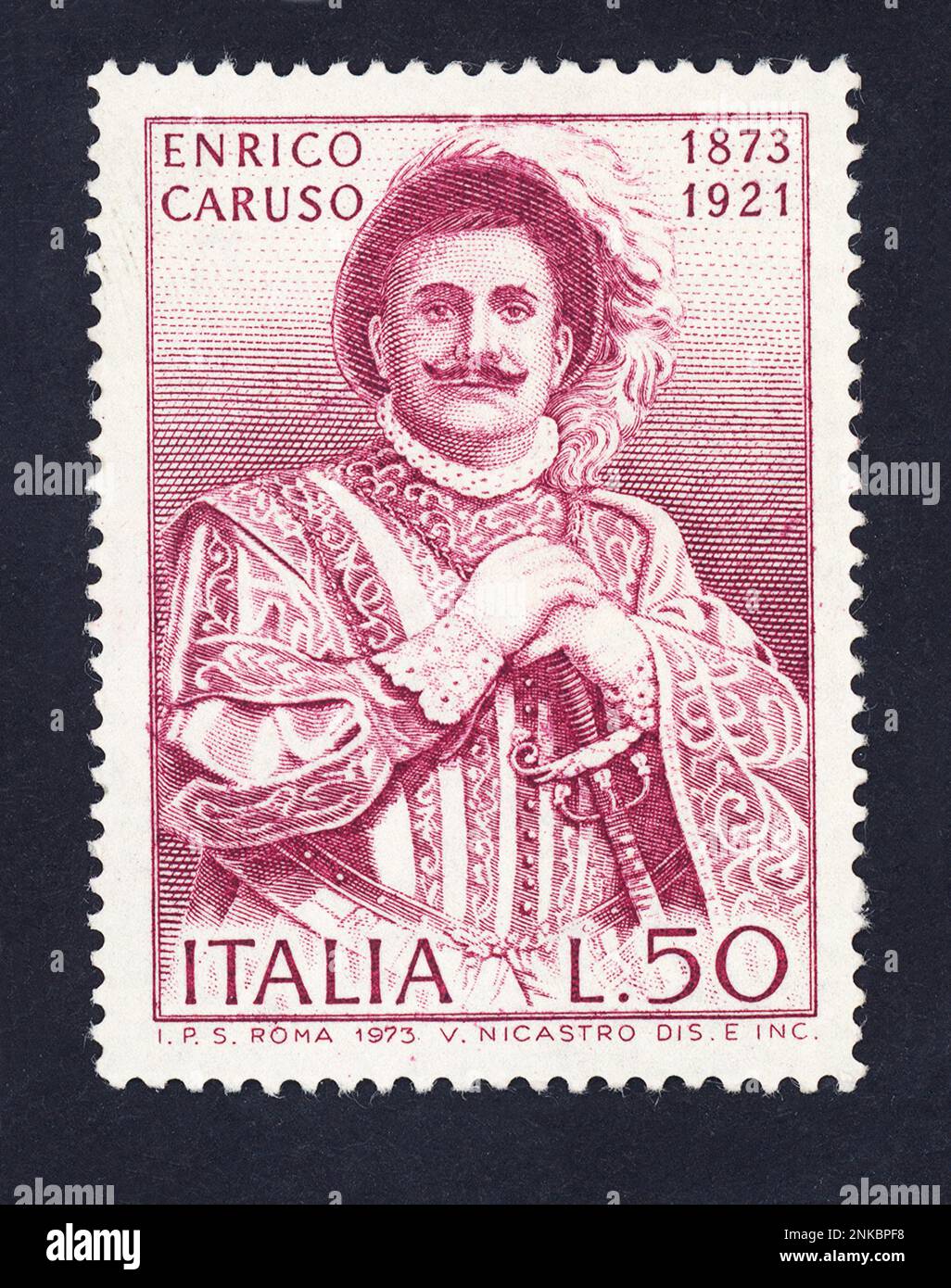 The italian Opera singer Tenore ENRICO CARUSO ( 1873 - 1921 ) . Post ...