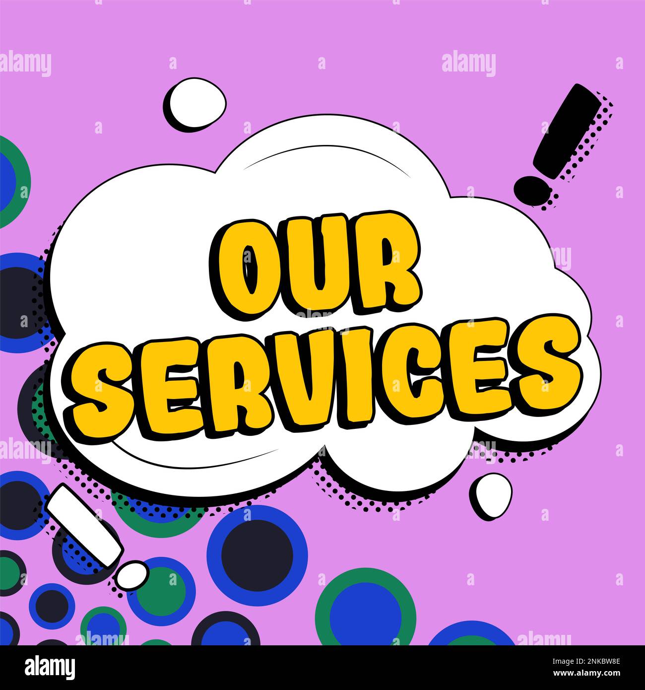 Sign displaying Our Services. Business showcase The occupation or ...