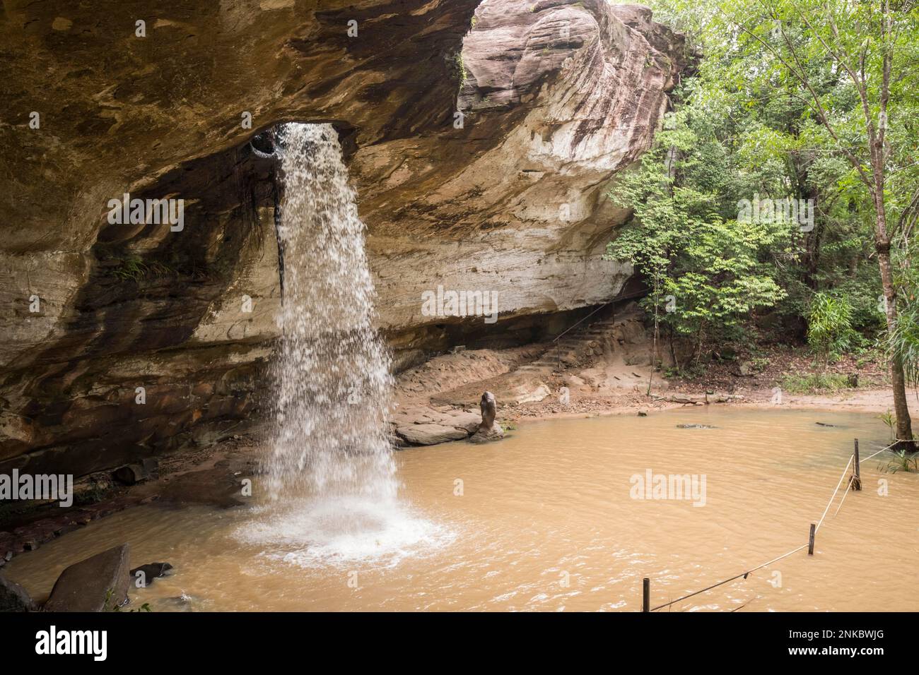 Sang Chan Waterfall in National Park, Mekong Region, Isaan, Ubon ...