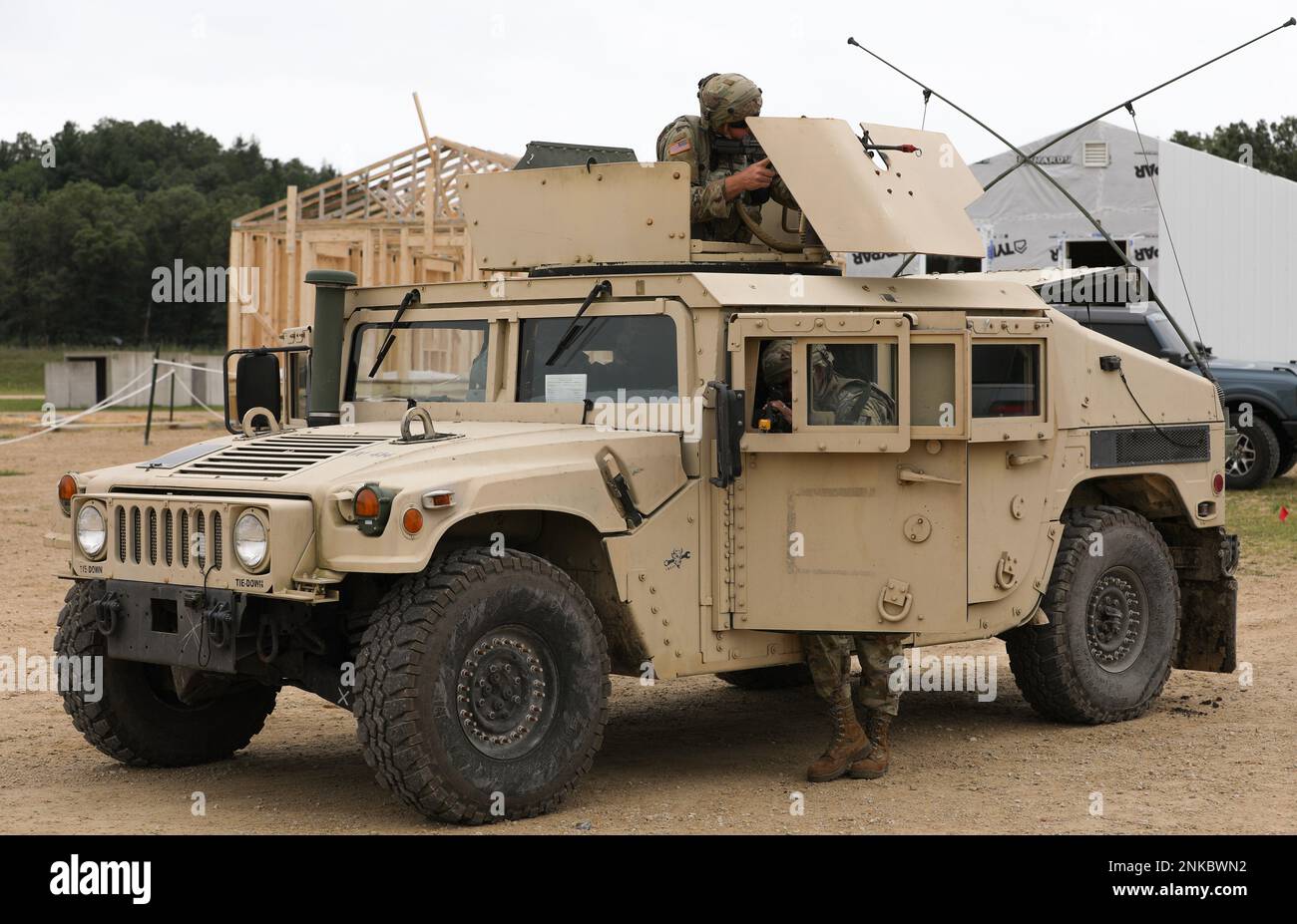 U.S. Army Reserve Spc. Miguel Cuevas (bottom) and Spc. John Cloonan Jr ...