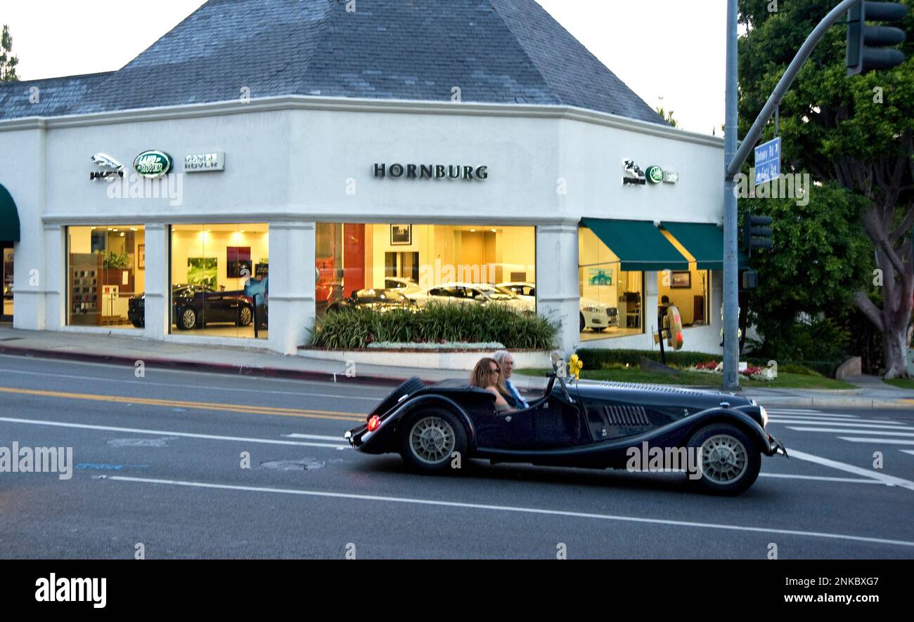 Cars on boulevard in hollywood hi-res stock photography and images - Alamy