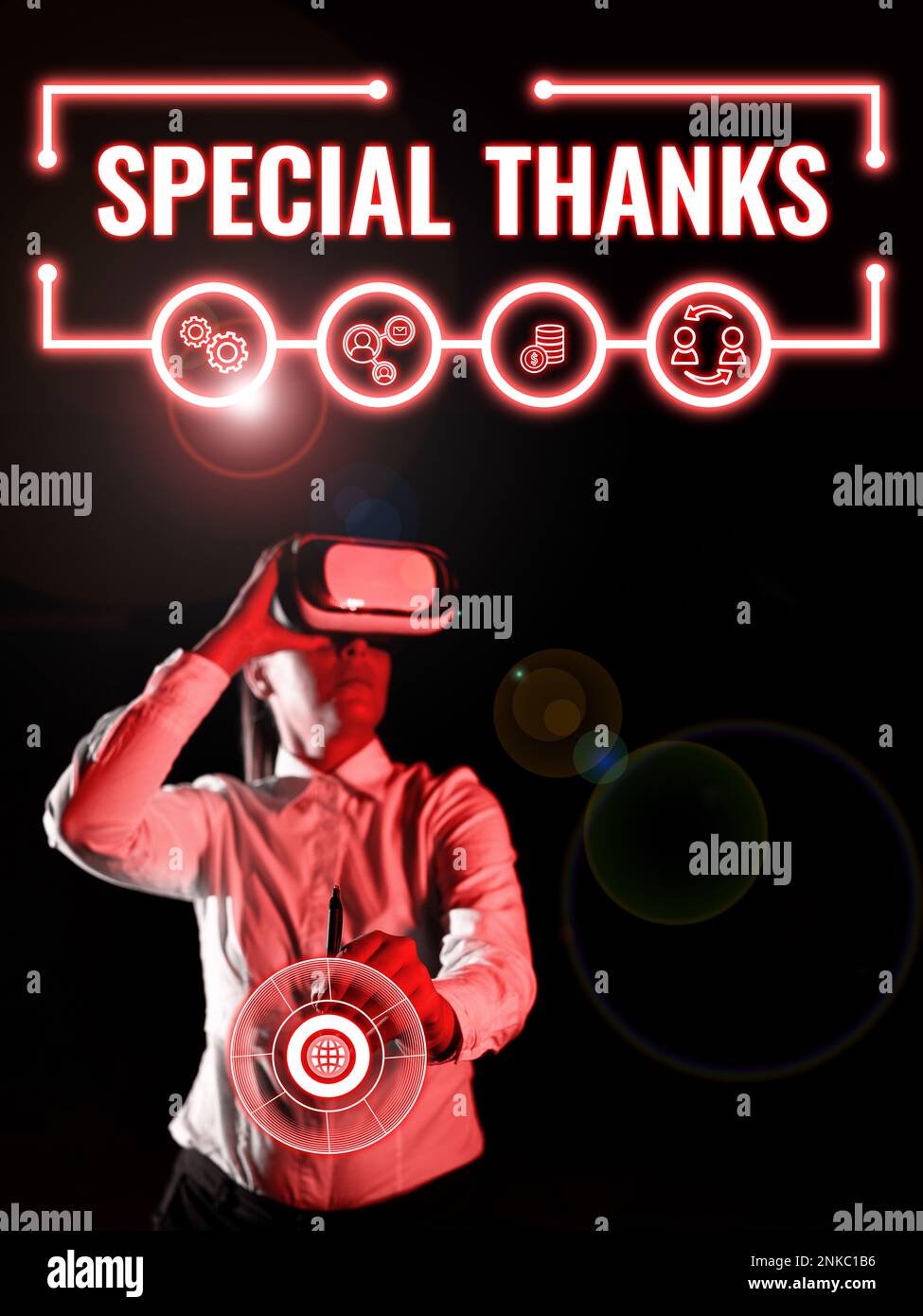 Text sign showing Special Thanks. Word Written on expression of ...