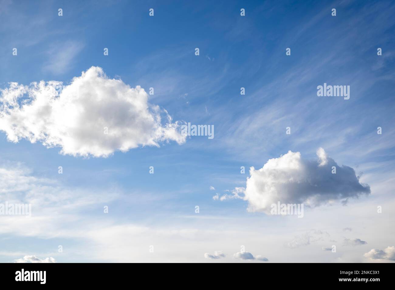 Blue cloudy sky Stock Photo - Alamy