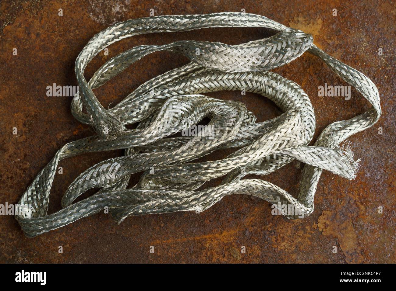Silver metal copper wire scrap materials recycling of waste from manual ...