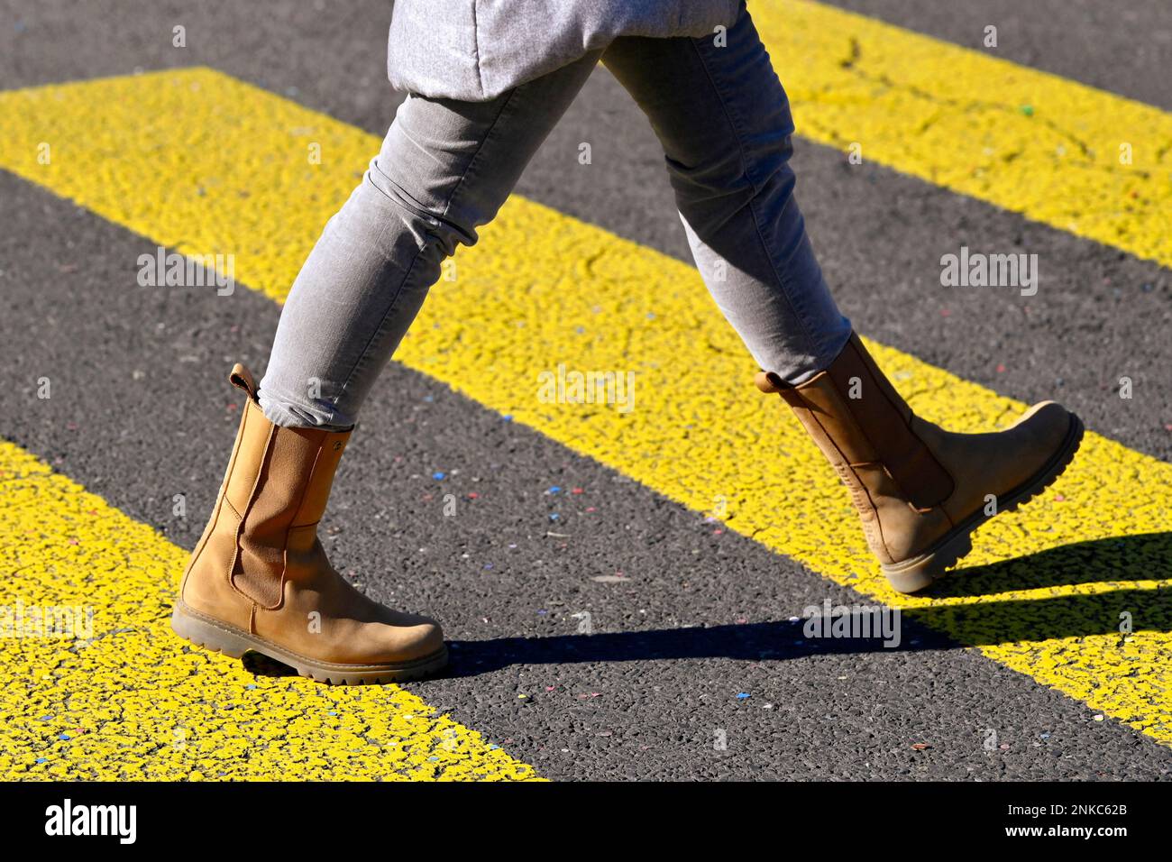 Zebra crossing pedestrian Stock Photo - Alamy