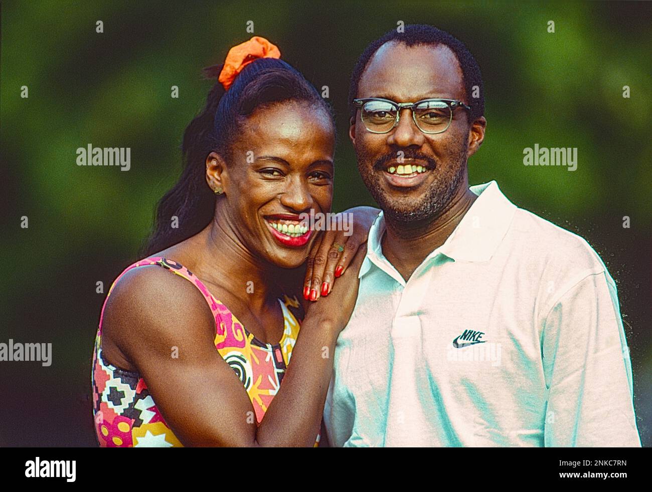 Bob kersee and jackie joyner kersee hi-res stock photography and images ...