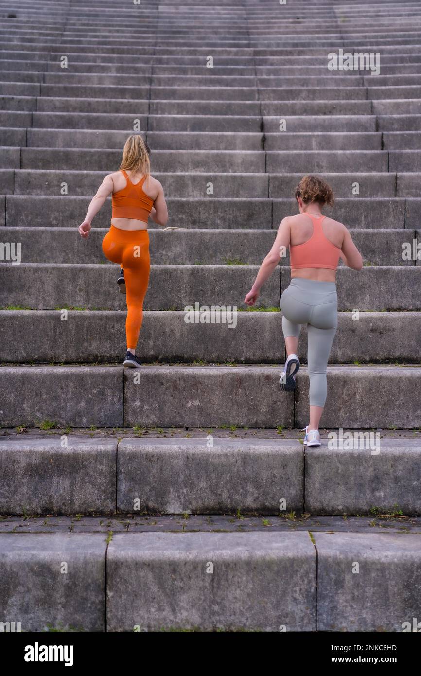 Big stair steps hi-res stock photography and images - Alamy