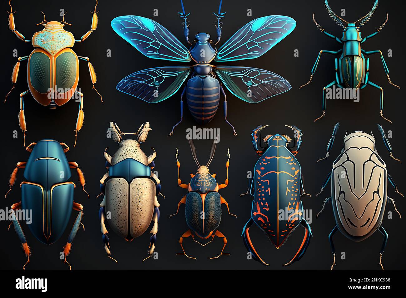 Collection beetles hi-res stock photography and images - Alamy