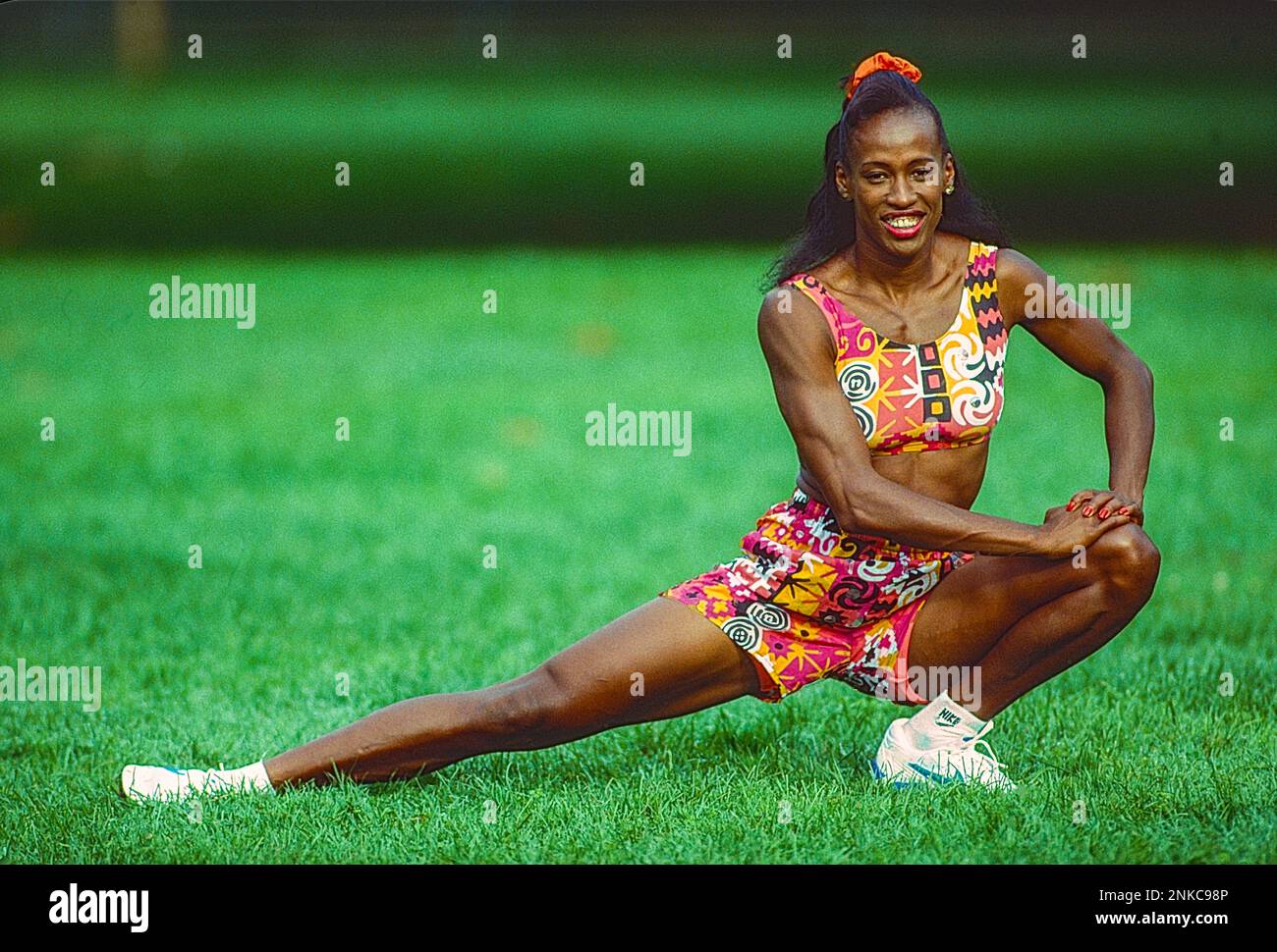 Jackie Joyner-Kersee photo shoot in 1993 Stock Photo - Alamy
