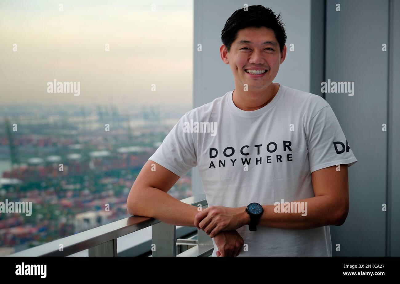 Mr Lim Wai Mun, chief executive and founder of Doctor Anywhere, a ...