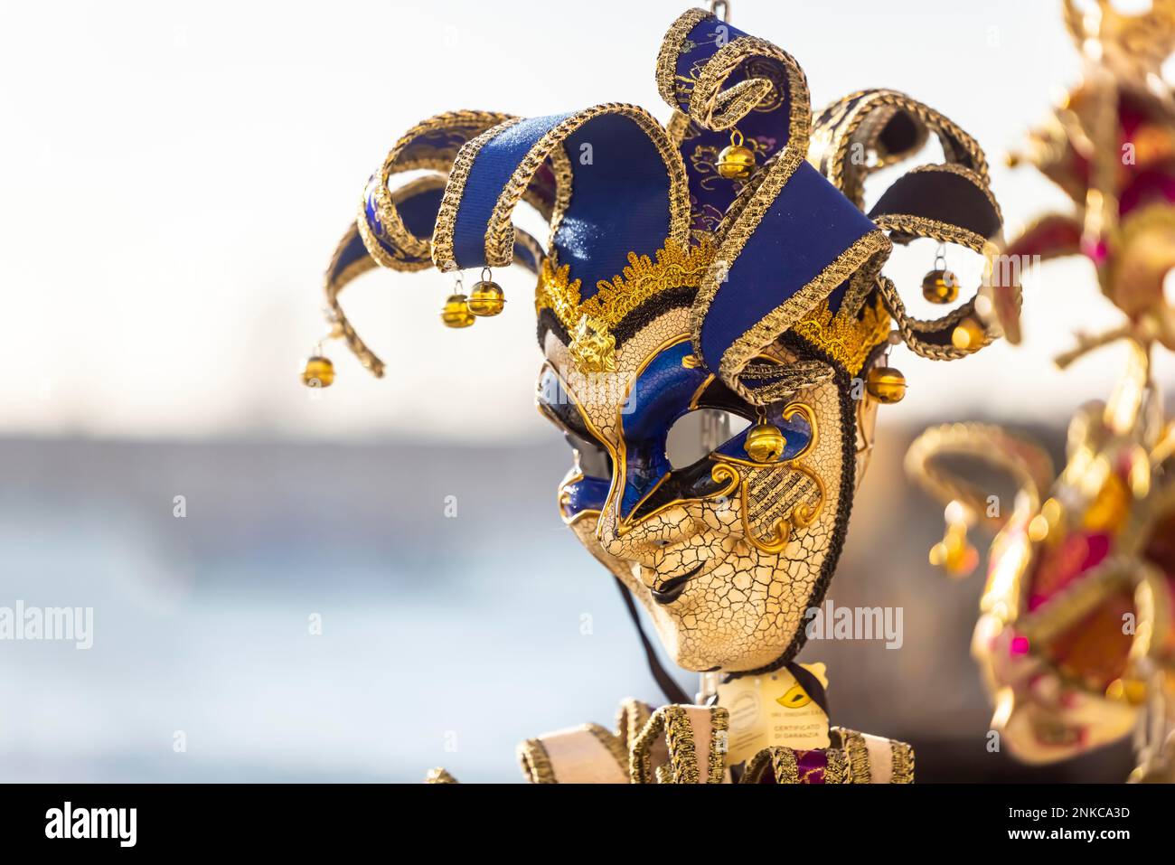 Carnevale di Venezia, artistically crafted masks for carnival in a ...