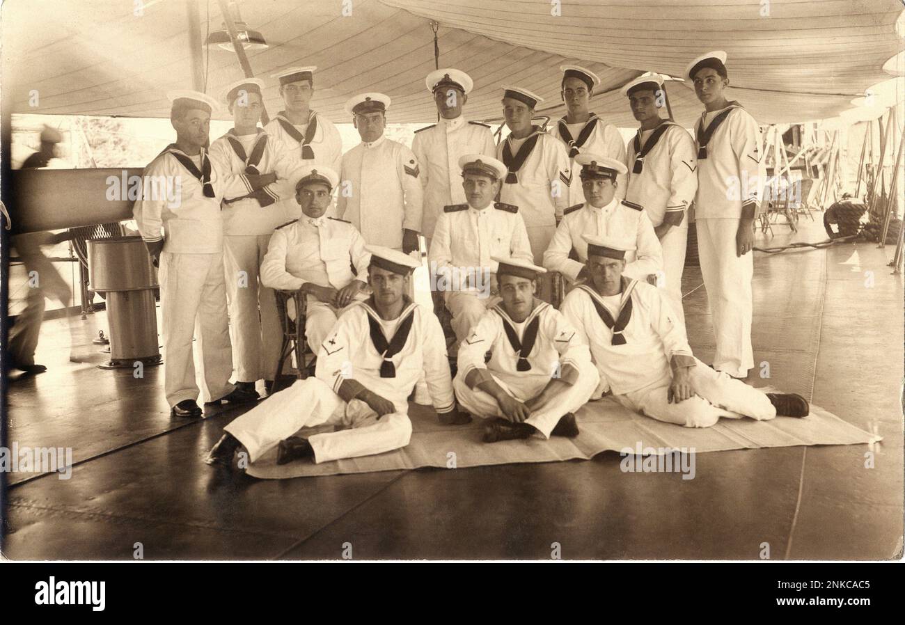 1934 c : Pola ( Istria ) , italian sailors - ITALY - ITALIA - SECONDA ...