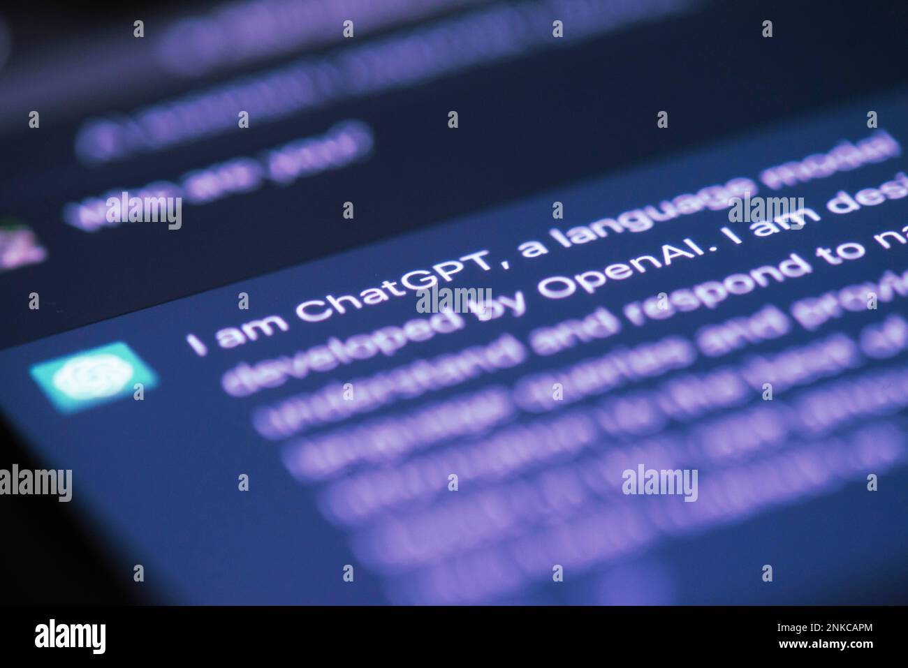 ChatGPT, artificial intelligence chatbot Stock Photo - Alamy ChatGPT, artificial intelligence chatbot Stock Photo - Alamy