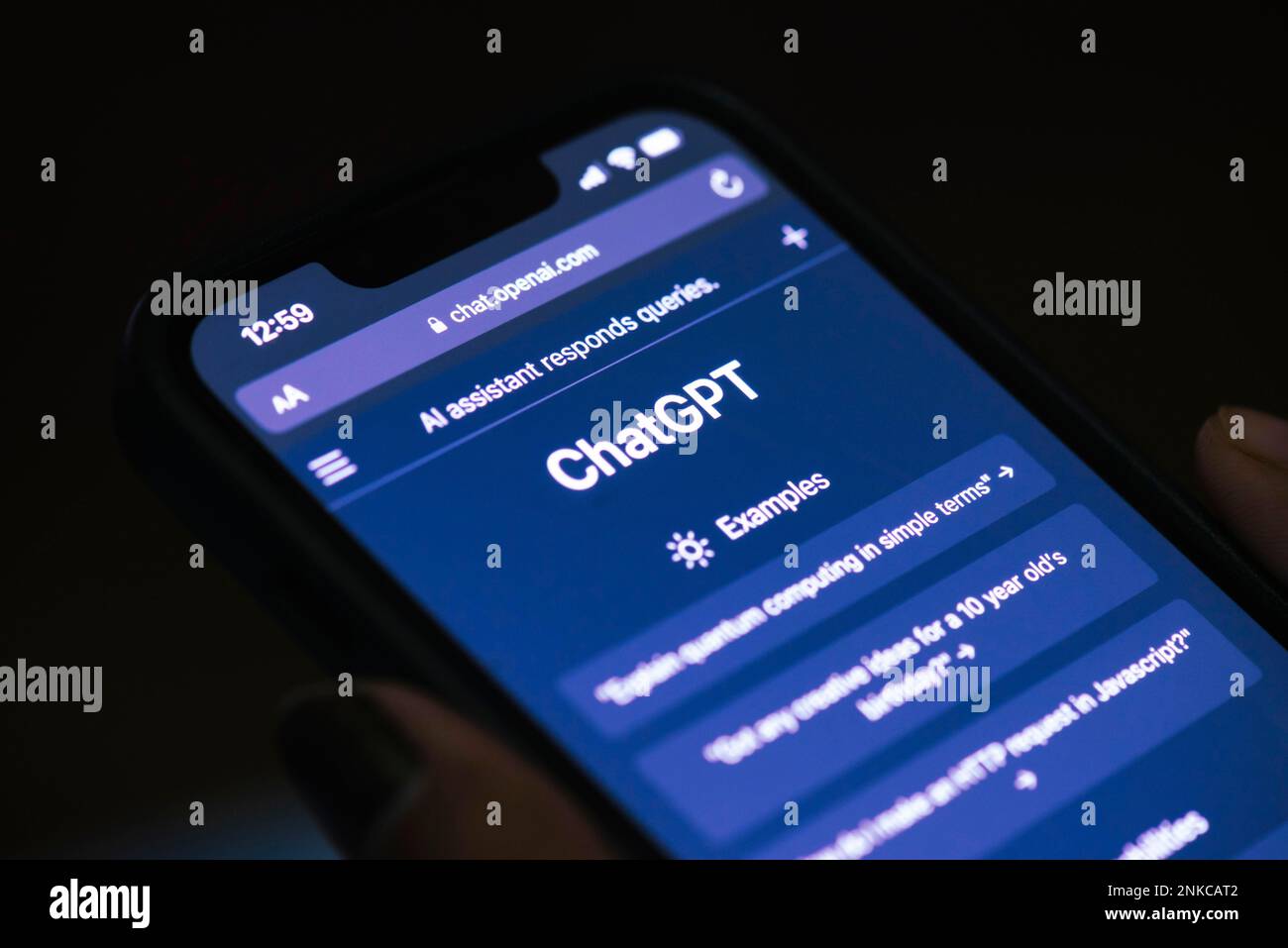 ChatGPT, artificial intelligence chatbot Stock Photo - Alamy ChatGPT, artificial intelligence chatbot Stock Photo - Alamy