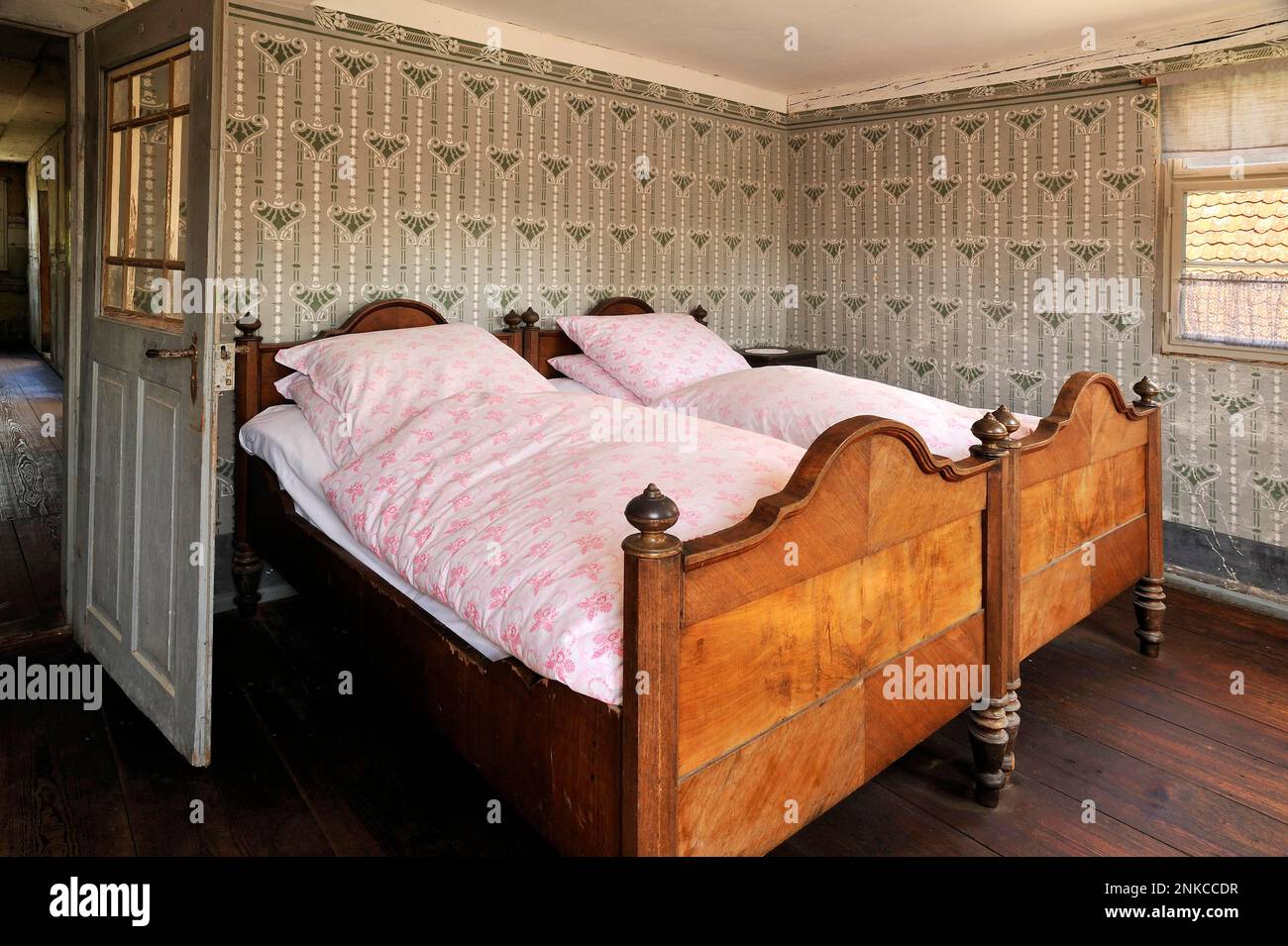 Guest room of the hop farmers house, around 1910, Franconian Open Air ...